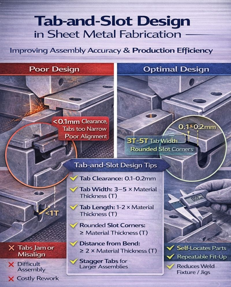 Tab-and-Slot Design for Sheet Metal Fabrication — Improving Assembly ...